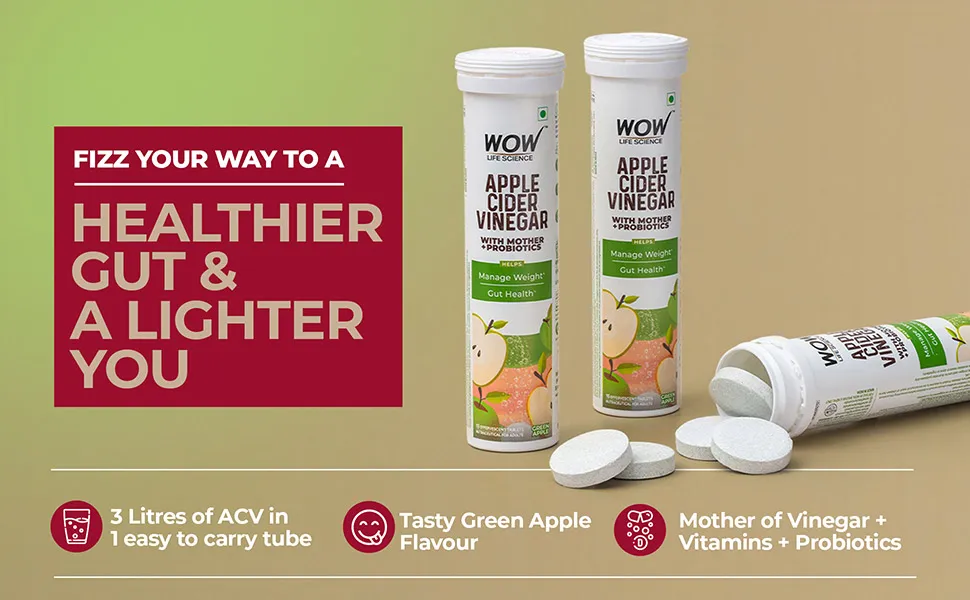 Buy Apple Cider Vinegar Probiotics Tablets at Best Price
