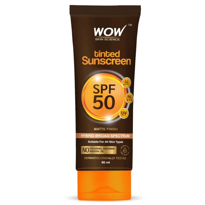 Tinted Sunscreen SPF 50 PA+++ with Hyaluronic Acid & Aloe Vera