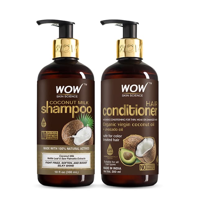 Coconut Milk Shampoo & Hair Conditioner - 600 ml