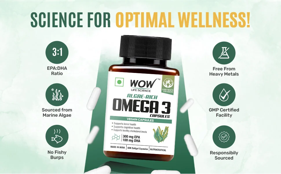 Buy Algae Rich Omega 3 Capsules Online At Best Price