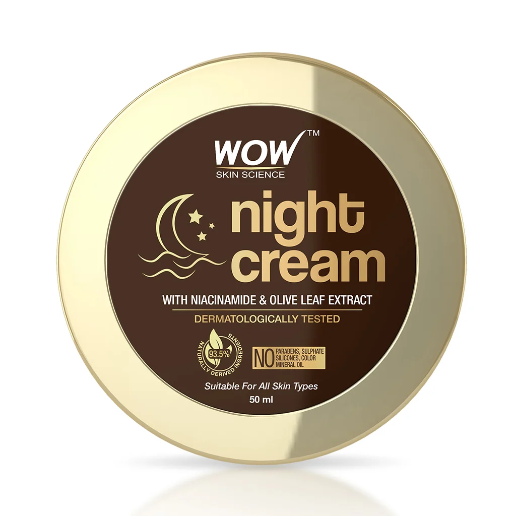 Night Cream With Niacinamide & Olive Leaf Extract