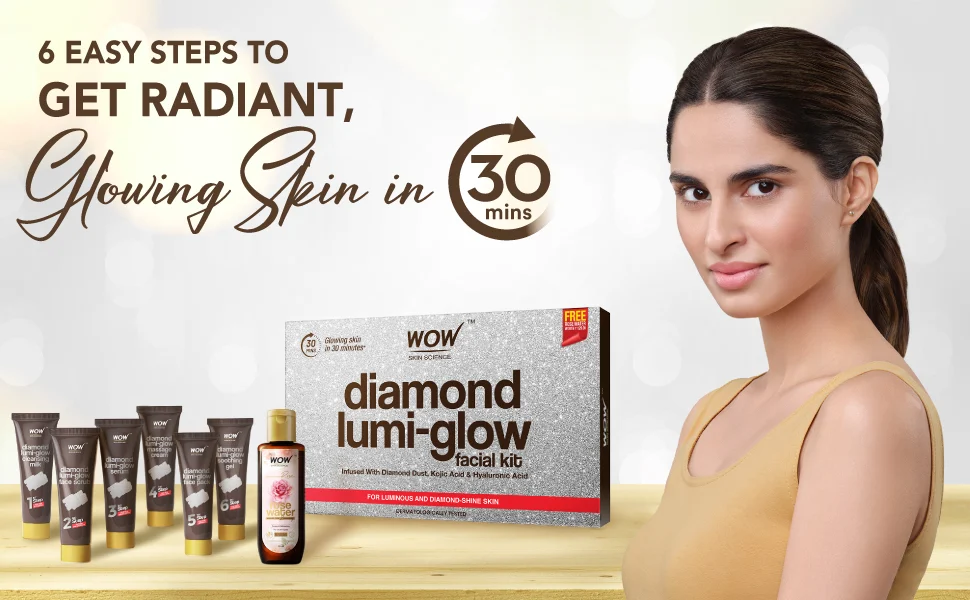 Diamond Facial Kit for Instant Brightness & Rejuvenate Your Skin - Buy WOW