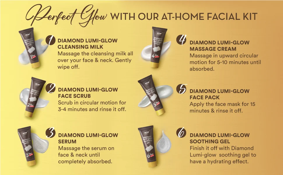 Diamond Facial Kit for Instant Brightness & Rejuvenate Your Skin - Buy WOW